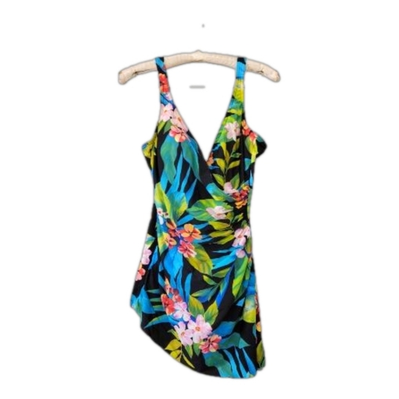 Miraclesuit | Swim | Miraclesuit Floral Flattering One Piece Swimsuit 4 ...